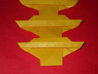 origami y derivados: pagoda